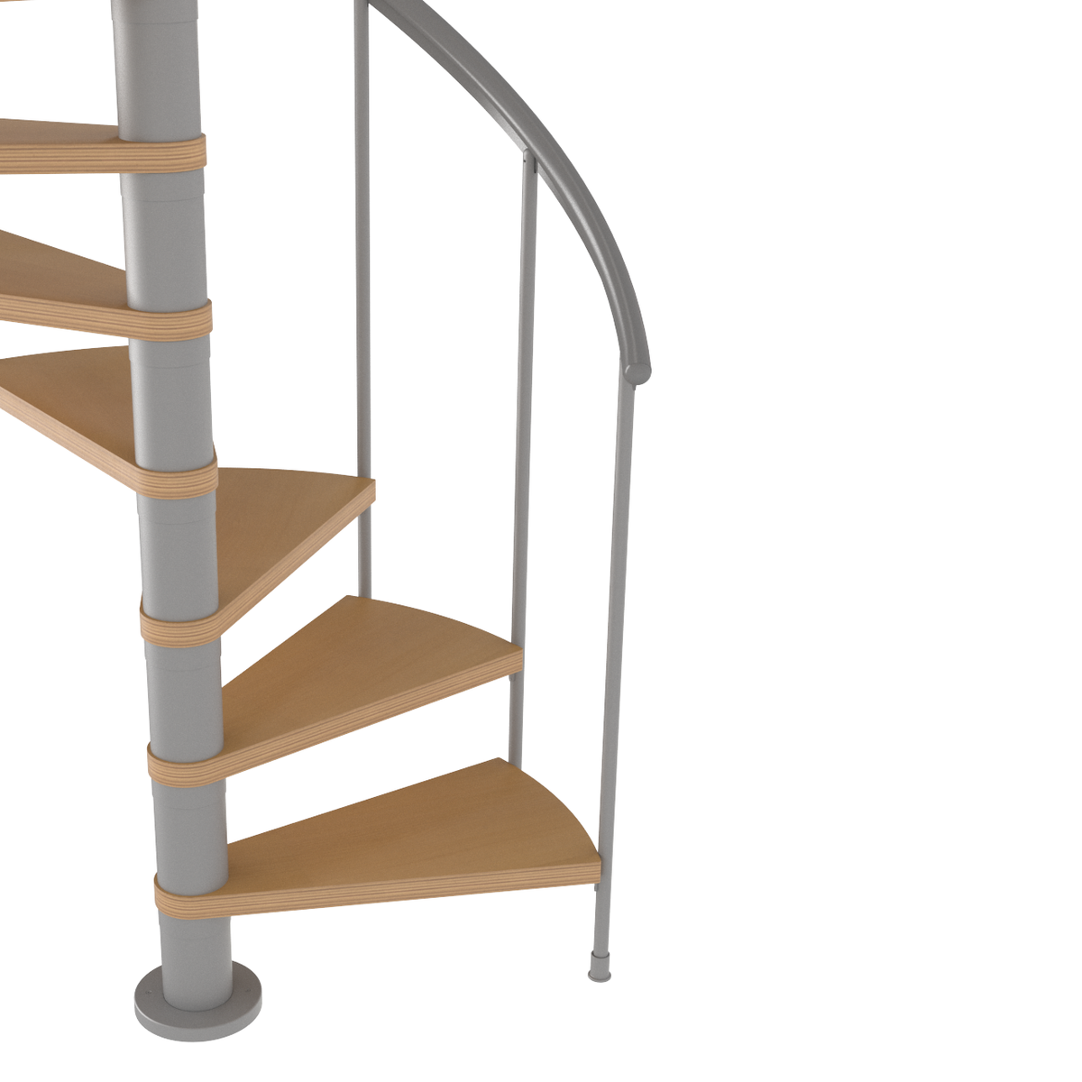 DOLLE CALGARY 55" Standard Spiral Staircase Kit | Staircase & Railing Store