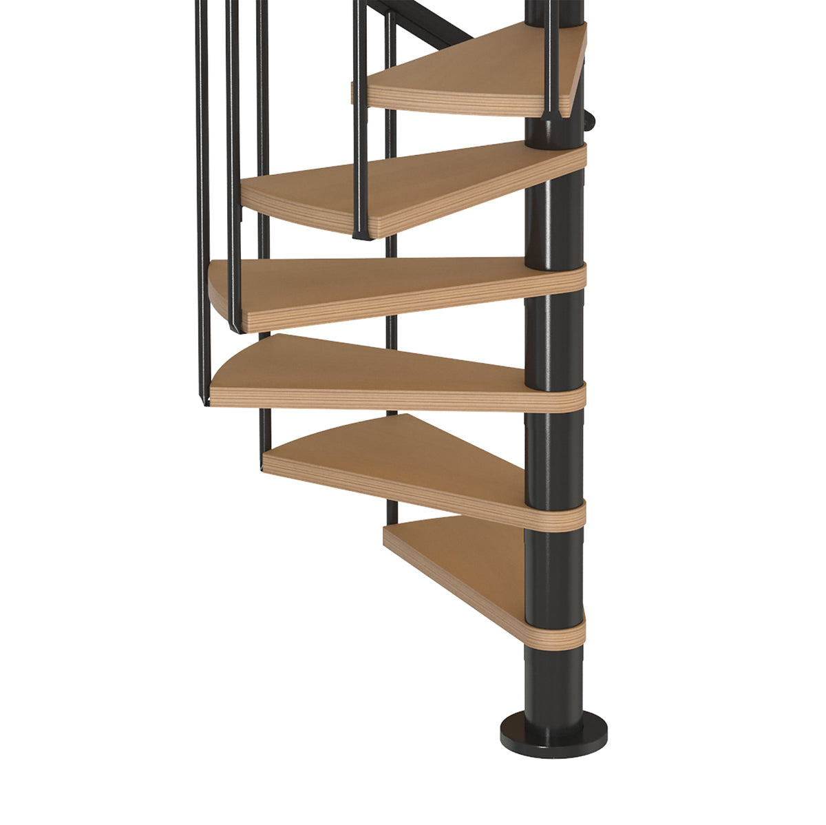 DOLLE CALGARY 55" Standard Spiral Staircase Kit | Staircase & Railing Store