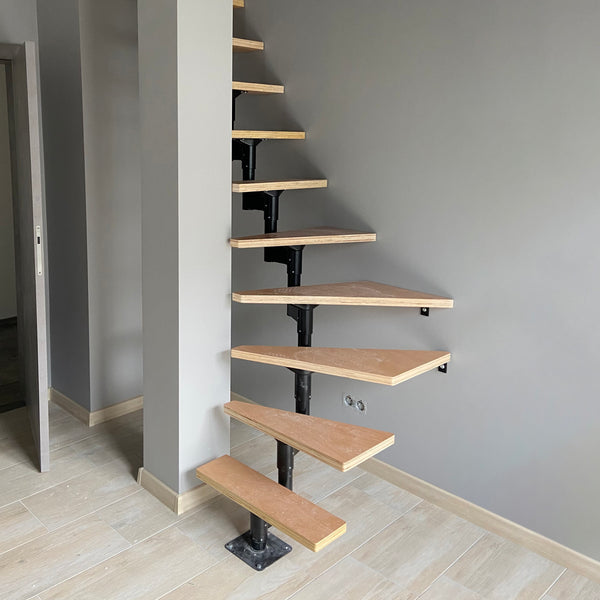 DALLAS Quarter Turn Modular Staircase Kit - Staircase & Railing Store