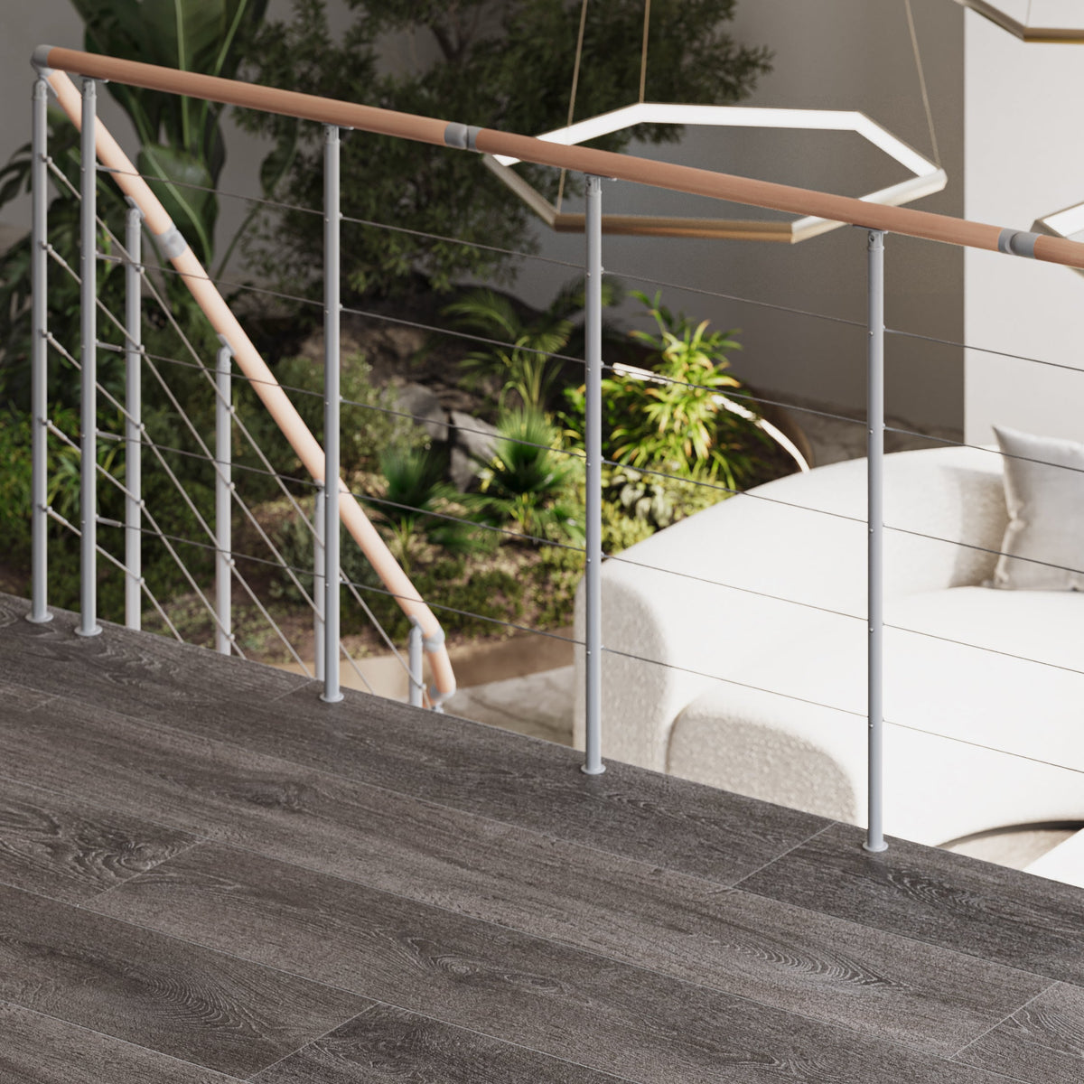 ROME Landing Banister Starter Kit | Staircase & Railing Store