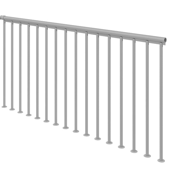 CALGARY Gray Banister Continuous Kit - Staircase & Railing Store