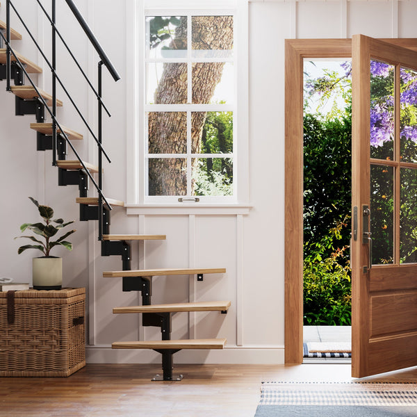 DOLLE LYON Modular Staircase Kit - Black | Staircase & Railing Store