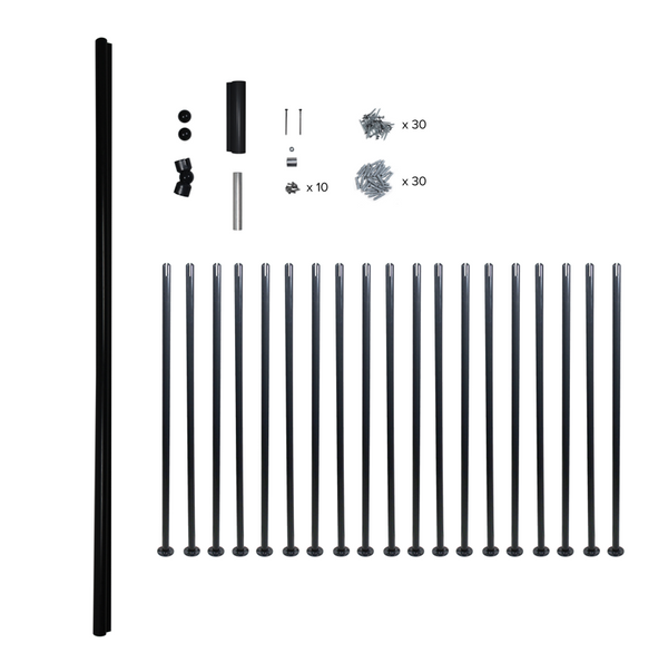 CALGARY Straight Banister Starter Kit - Staircase & Railing Store