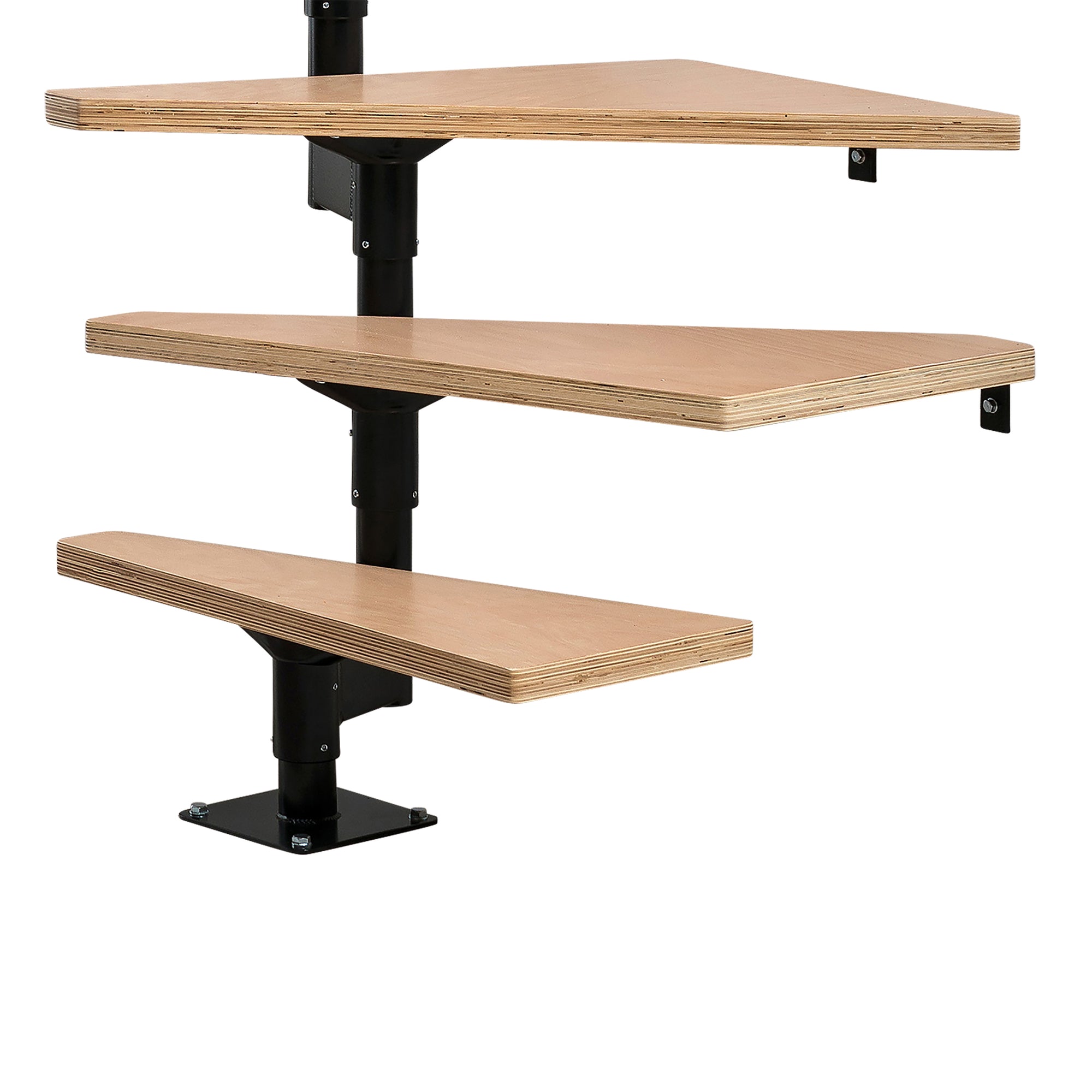 DOLLE LYON Modular Staircase Kit - Black | Staircase & Railing Store