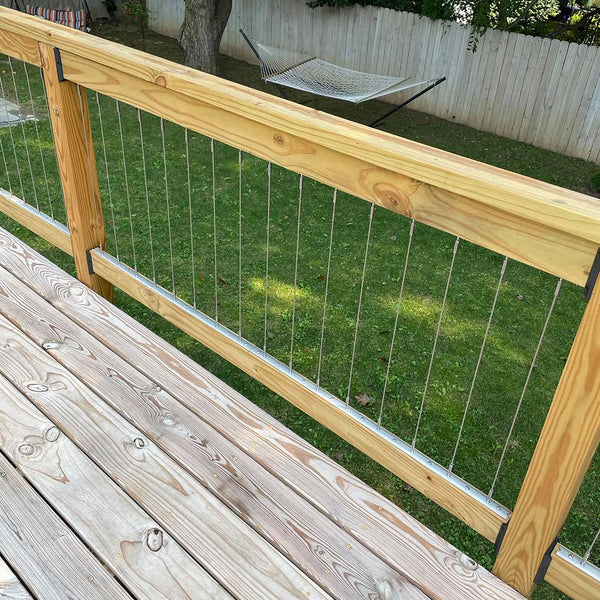 Insta-Rail® 36" Vertical Cable Railing In-Fill Kit | Staircase ...