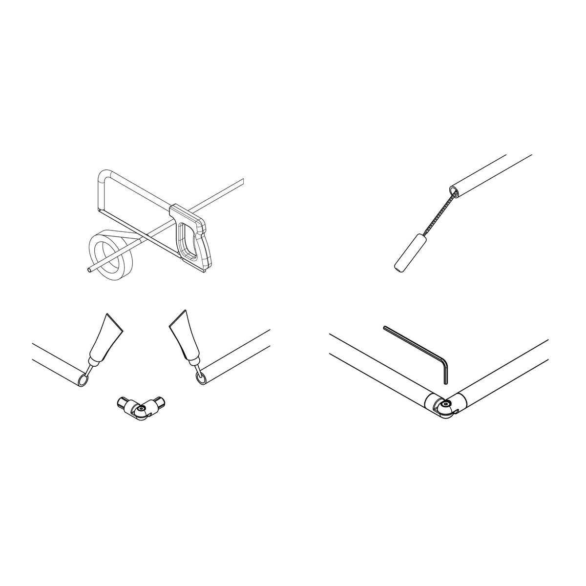 Prova PA10 Stainless Steel Tube Infill Connector/Elbow (8pk ...