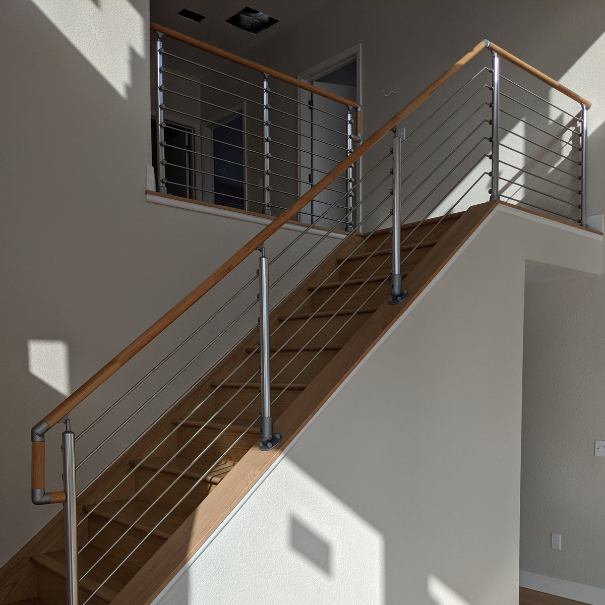 Prova Finished Beech Wooden Handrail | Staircase & Railing Store